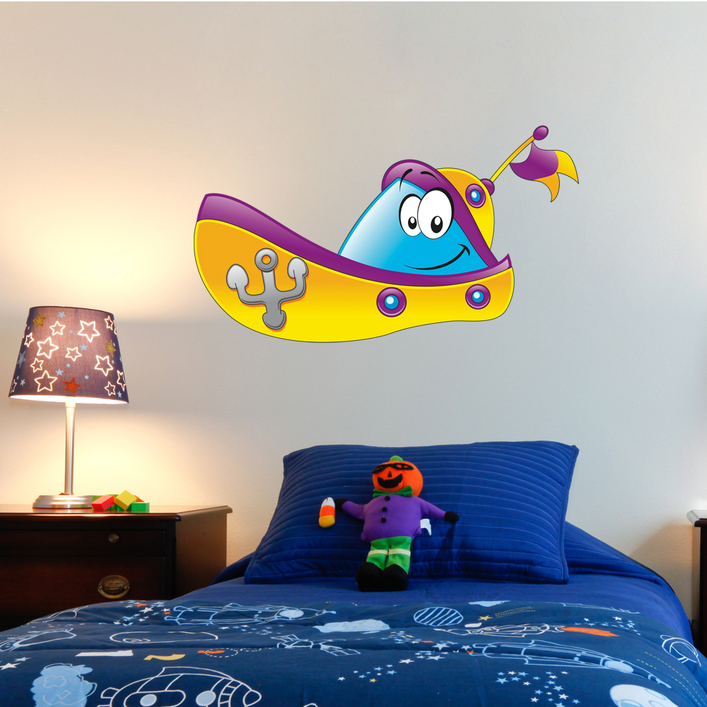 Wallstickers Folies Boat Wall Stickers
