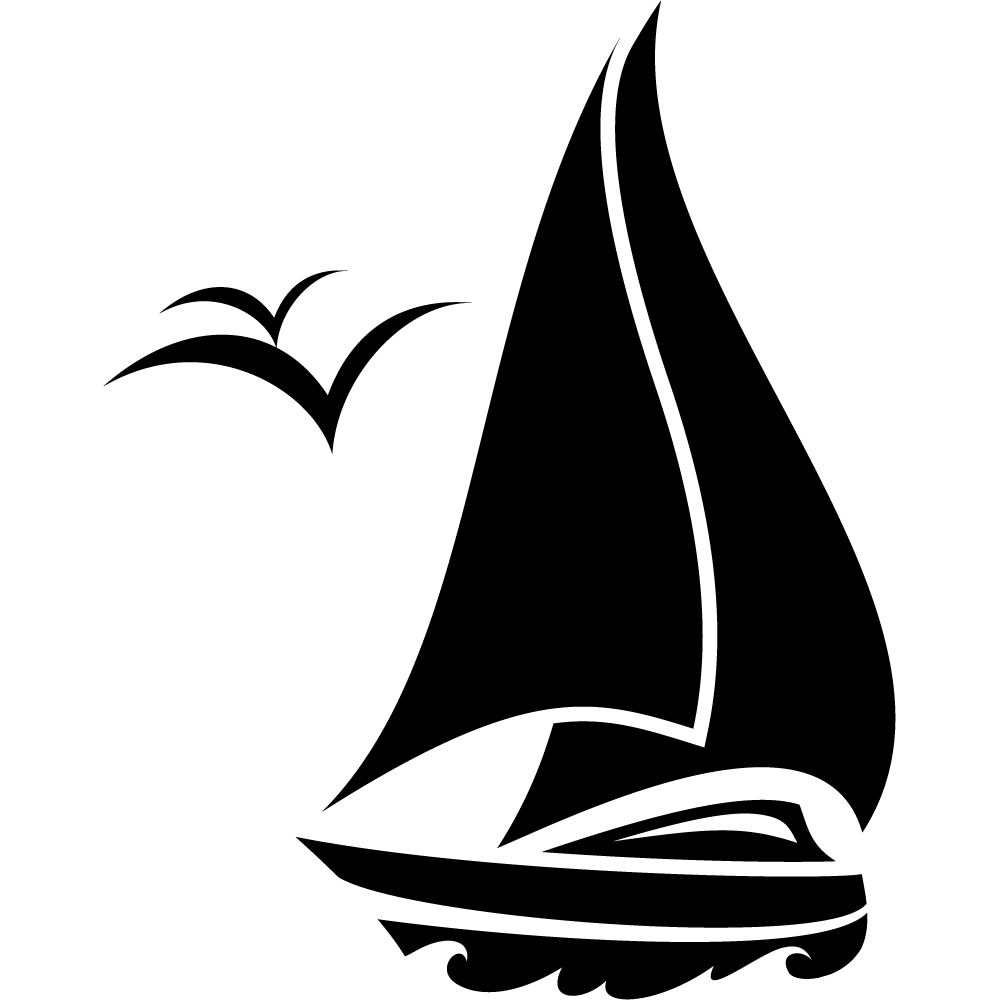 Wallstickers Folies Boat Wall Stickers