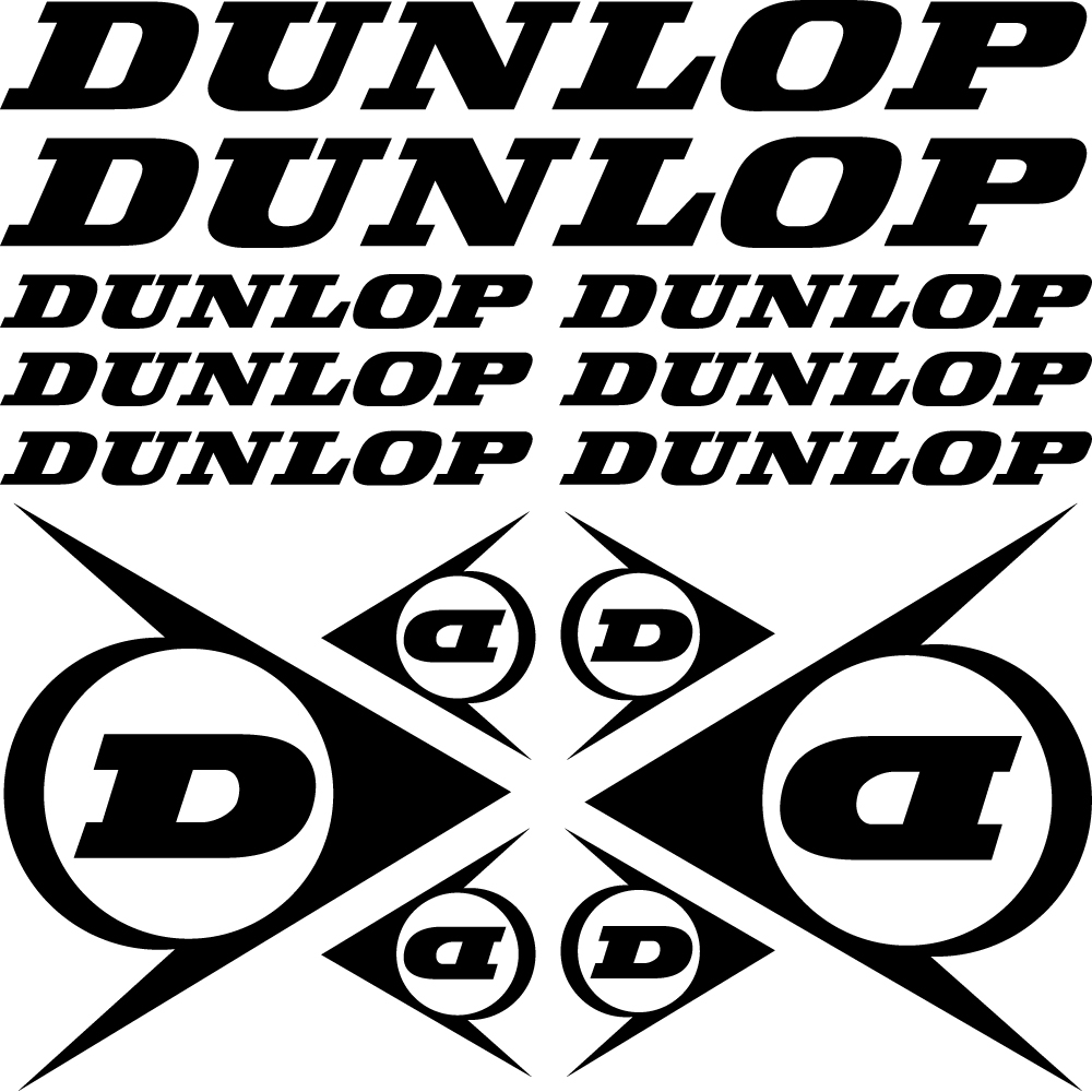 Wallstickers folies : dunlop Decal Stickers kit