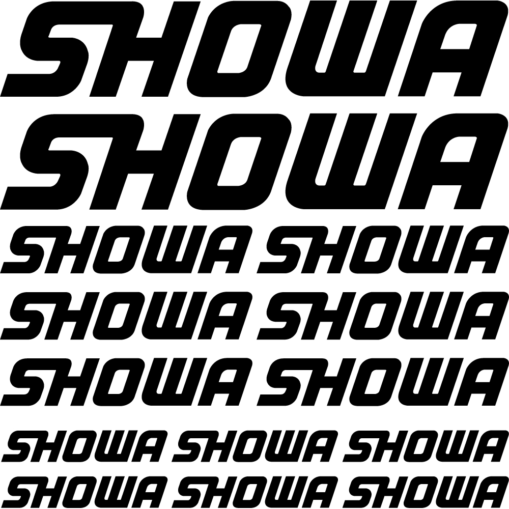 Wallstickers folies : showa Decal Stickers kit